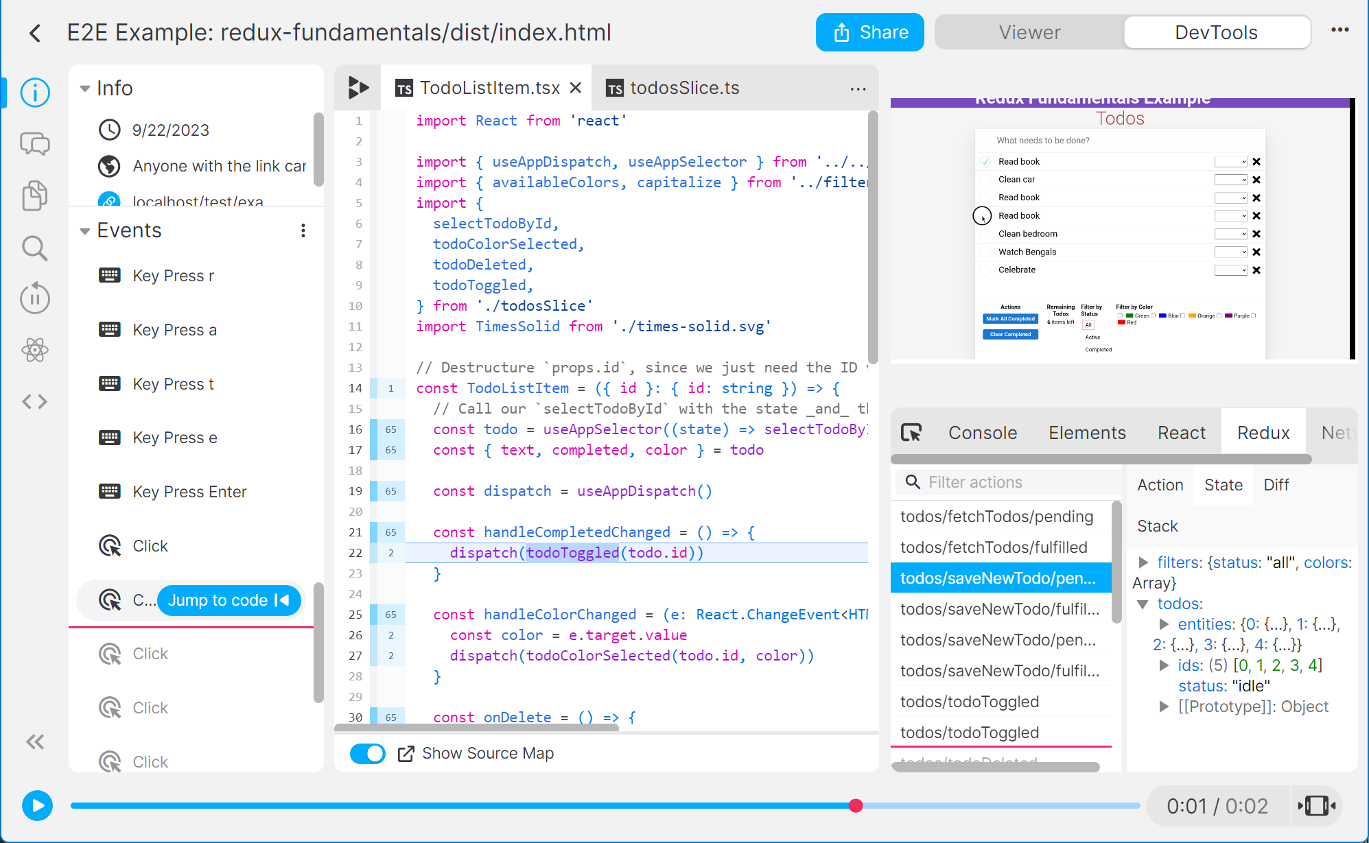 Rebuilding React Devtools with Replay Time Travel, October 2023